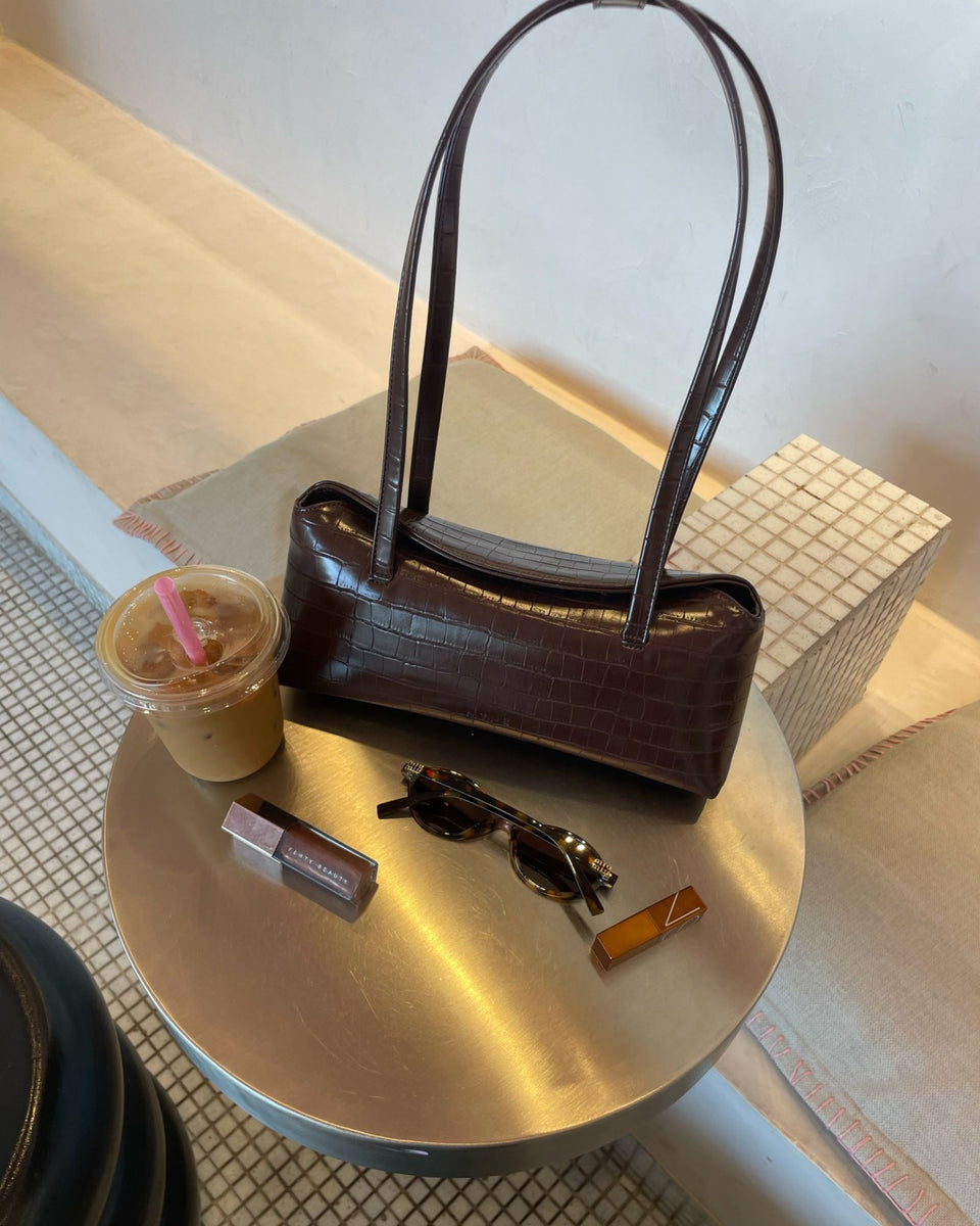 Eclat Shoulder Bag - Chocolate | ACCESSORIES | MYNE