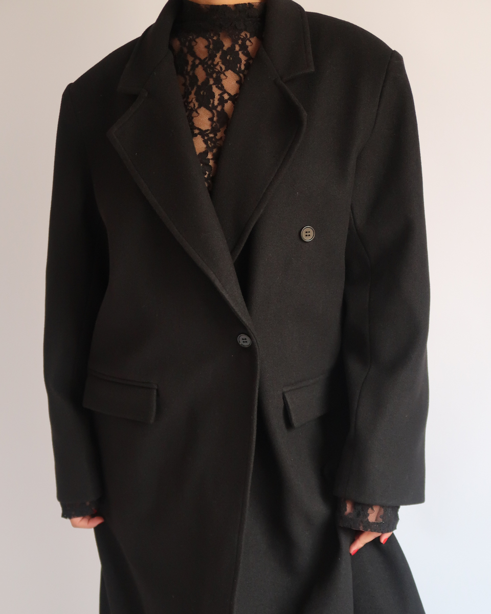Wool Boxy Coat | Tops | MYNE